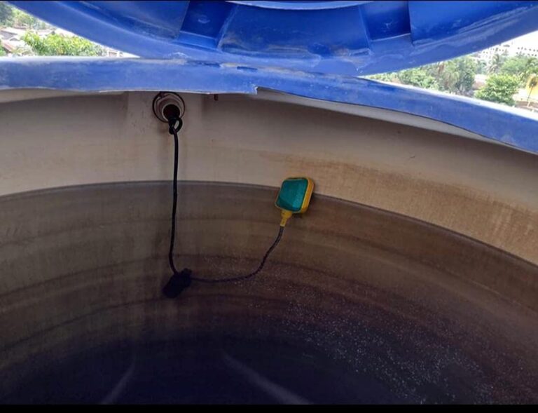 Fully Automatic Water Level Controller with One Float Switch sensor ...